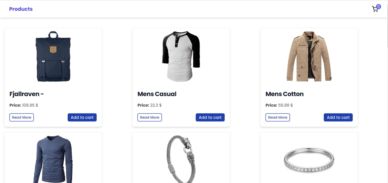 GitHub - alahyarlou/shopping-cart: Shopping Cart with reactjs and get some data from api